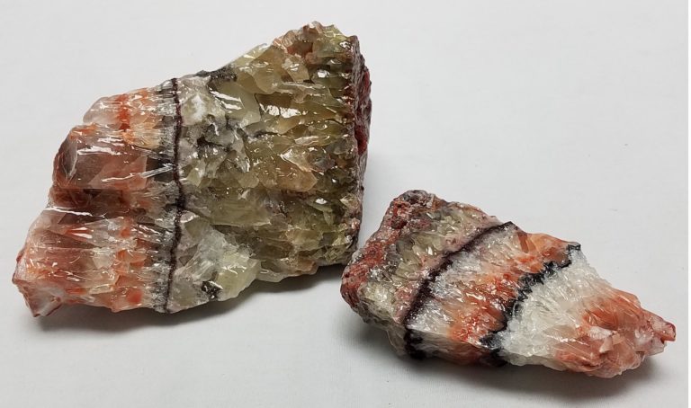 3 Color Calcite Chunks - Pikes Peak Rock Shop