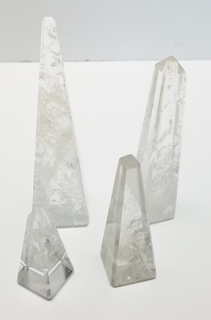 Obelisk-Clear Quartz - Pikes Peak Rock Shop