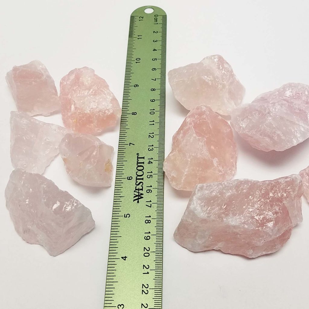 Natural Rose Quartz Pieces - Pikes Peak Rock Shop