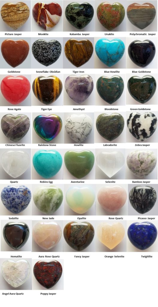 Polished Stone Hearts - Pikes Peak Rock Shop