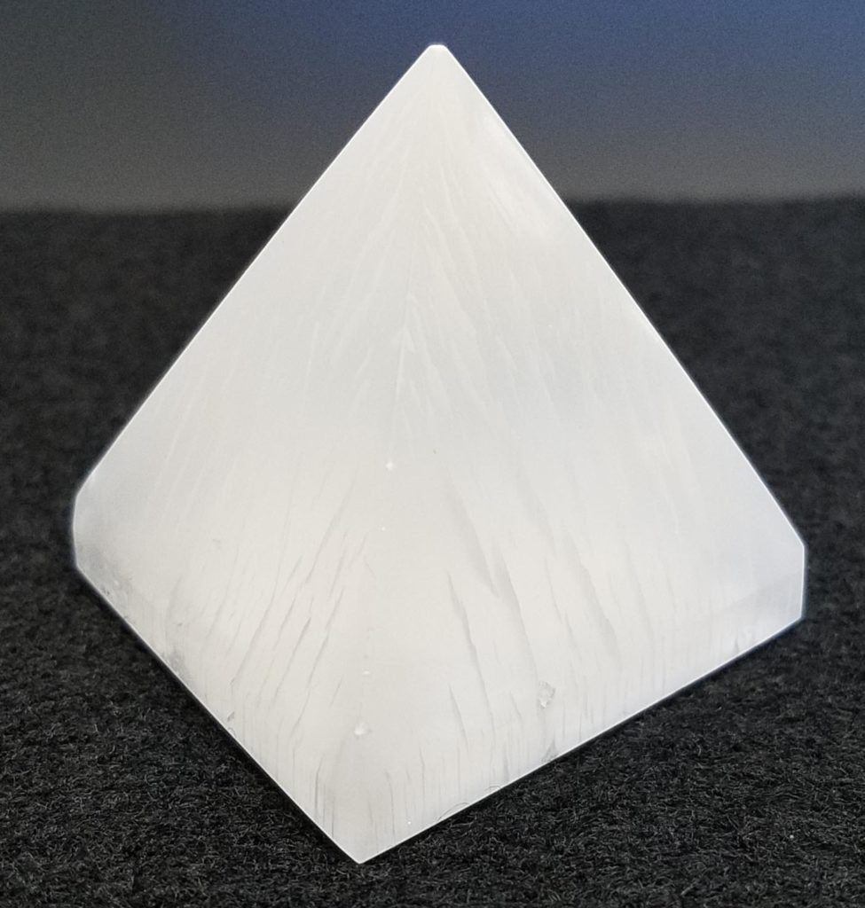 Selenite Pyramid - Pikes Peak Rock Shop