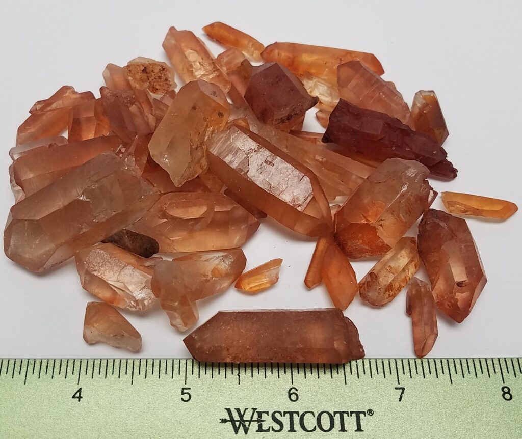 Red Quartz Natural Point - Pikes Peak Rock Shop