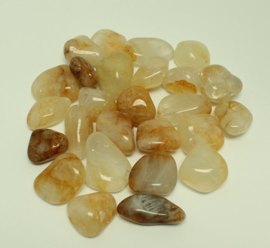Golden Healing Tumbled Stone - Pikes Peak Rock Shop