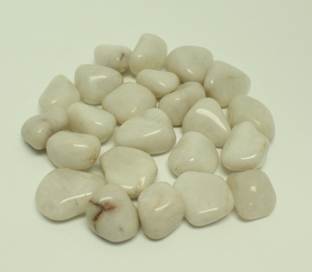 White Quartz Tumbled Stone - Pikes Peak Rock Shop