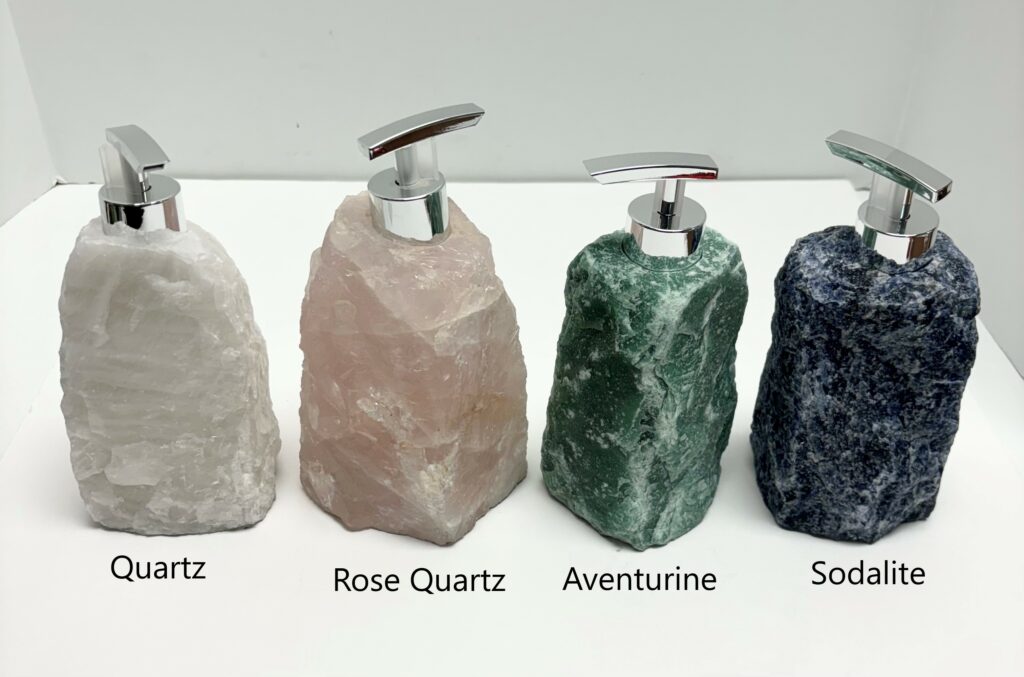 Stone Soap Dispensers - Pikes Peak Rock Shop